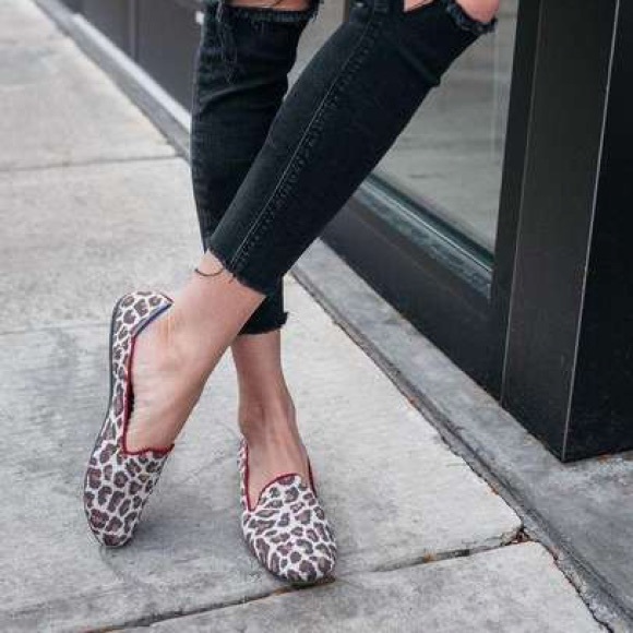 Rothy's | Shoes | Rothys Mocha Spot Leopard Print Loafers 55 Originally ...